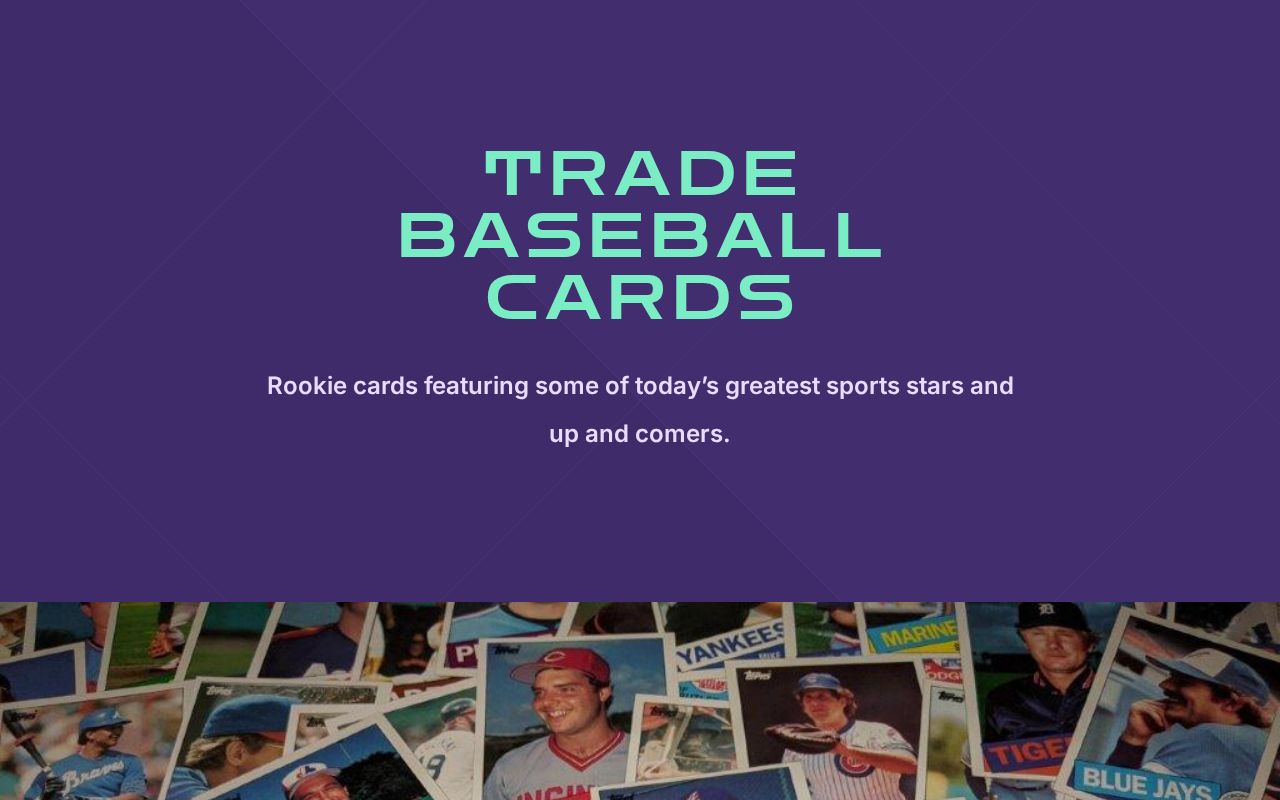 Trade Baseball Cards